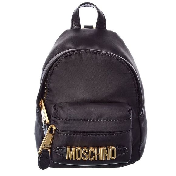 Moschino | Bags | Moschino Mini Backpack Black | Poshmark